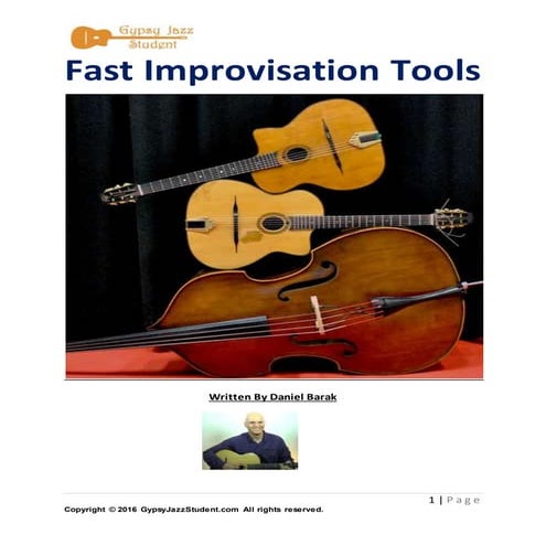 Gypsy Jazz Student Lesson Fast Improvisation Tools 7 | DOCX | Jazz | Music