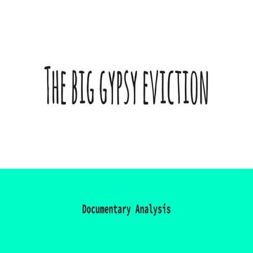 Gypsy documentary | PPTX