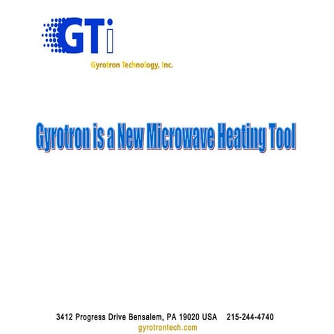 Gyrotron microwave | PPT