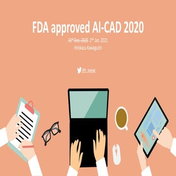 FDA認可済みAI-CADまとめ2020 | PDF
