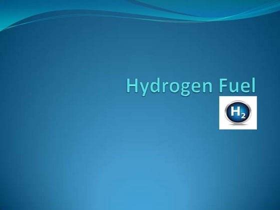 Ppt on hydrogen fuel cell | PPT