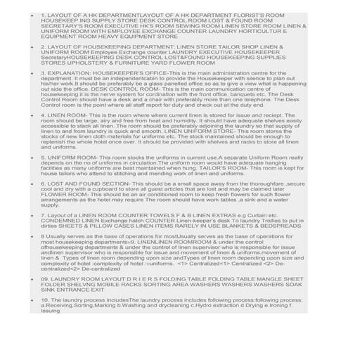 Inventory of linen | PPT