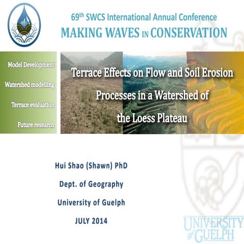 Terrace effects on soil erosion processes | PPTX