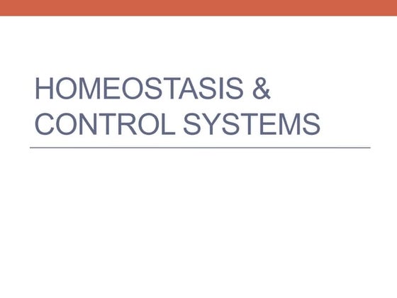 Powerpoint homeostasis | PPT