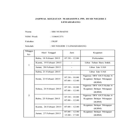 H. lampiran i sri n | PDF