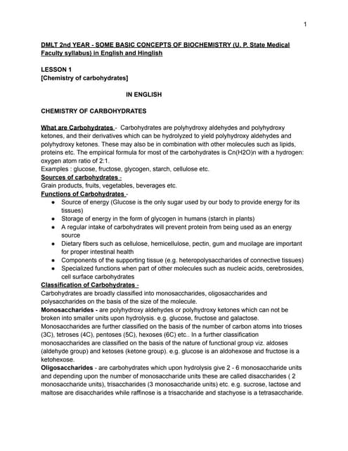 SOLVED PREVIOUS YEAR (2023) DMLT (1st & 2nd year) BIOCHEMISTRY PAPERS ...