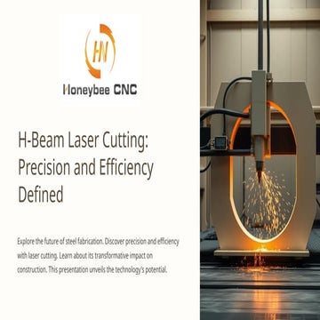 H Beam Laser Cutting Machine in UAE | honeybee-cnc | PPTX