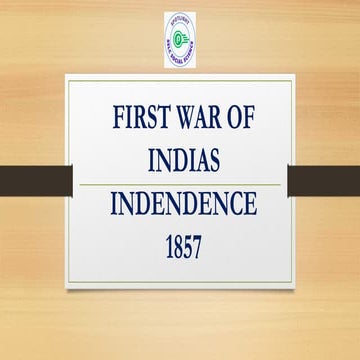 'H-FIRST WAR OF INDIAS INDEPENDENCE_spotlight' with you.pptx