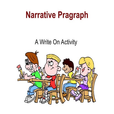 narrative-paragraph.ppt writing practice | PPT