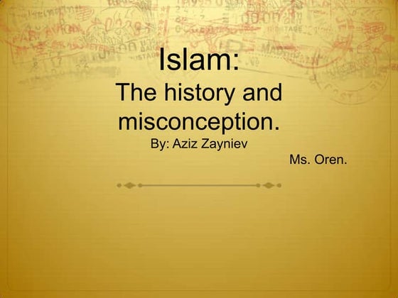 Islamic culture | PPTX