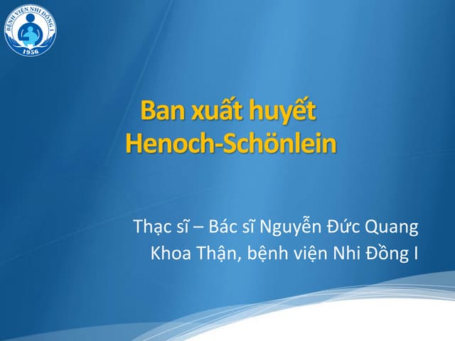 BÀI GIẢNG LUPUS BAN ĐỎ HỆ THỐNG | PDF