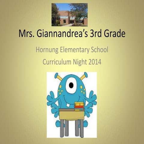 Mrs. G's Third Grade Curriculum | PPT