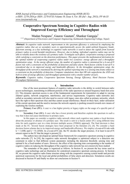 Implementation Of A Bpsk Modulation Based Cognitive Radio System Using