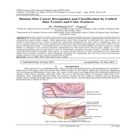 Human Skin Cancer Recognition and Classification by Unified Skin ...