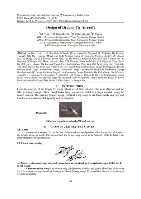 Bio-Inspiration Engineering from Insects; for Helicopters | PPT