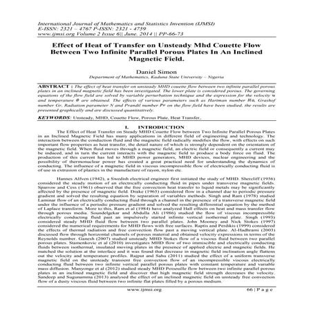 Similarity Solution of an Unsteady Heat and Mass Transfer Boundary ...