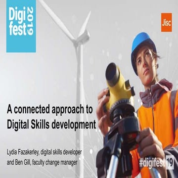 A connected approach to digital skills development | PPTX