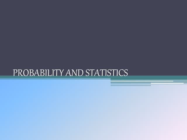 Probability And Its Axioms | PPTX