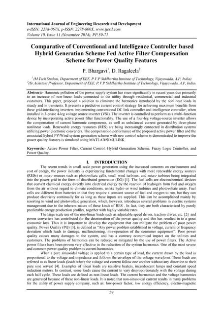 Power Quality Improvement using Shunt Active Power Filter | PDF