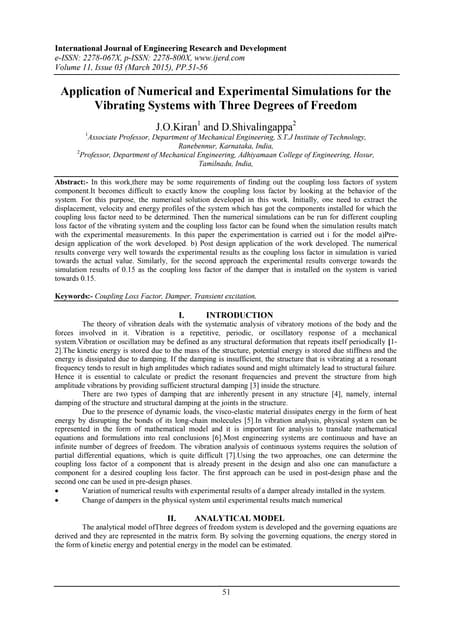 Craig-Bampton Method | PPT