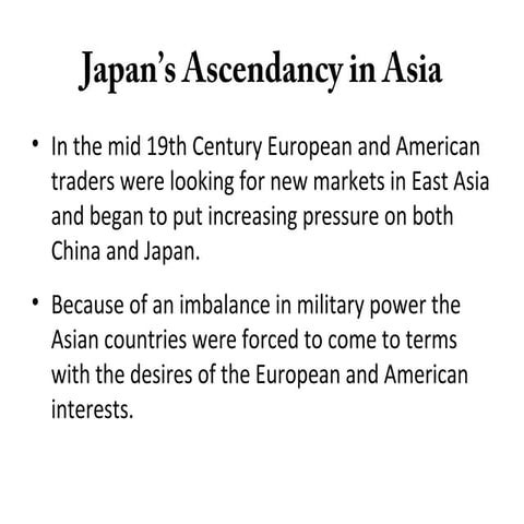 The Differences Between Japan’s And China’s Responses To Imperialism | PDF