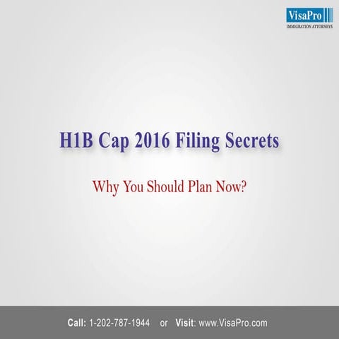 6 Easy Steps For Successful H1 Visa 2026 Filing | PDF