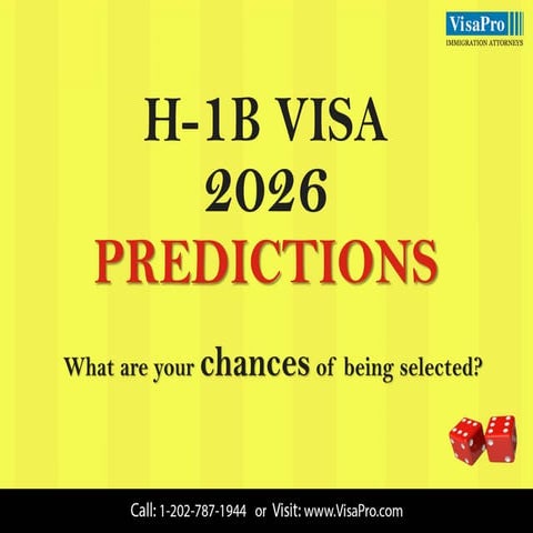 H1B Visa 2026 Predictions: What Are Your Chances of Being Selected? | PPT