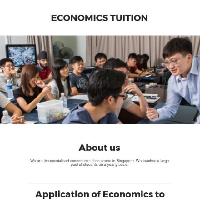 Economics Tuition | PDF