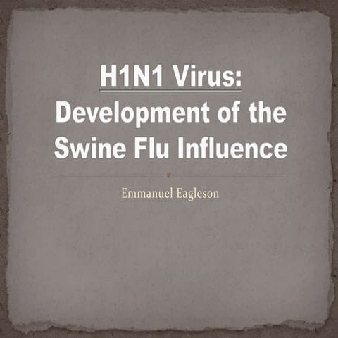H1N1 Virus | PPTX