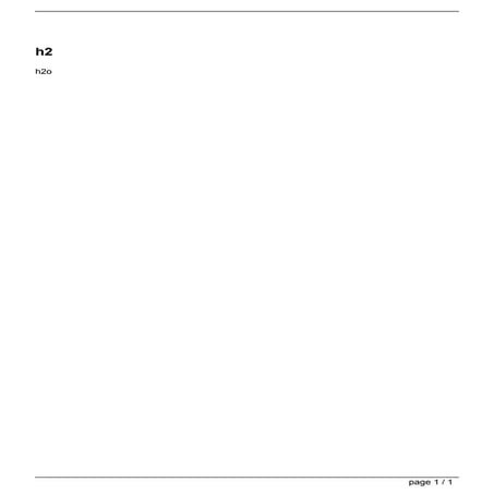 h2 | PDF