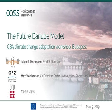 The Future Danube Model - CBA climate change adaptation workshop ...