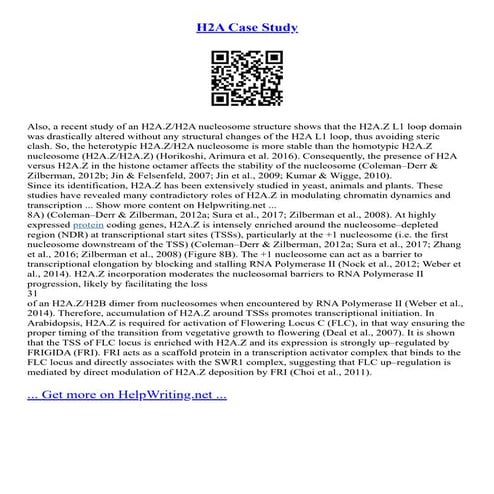H2A Case Study | PDF