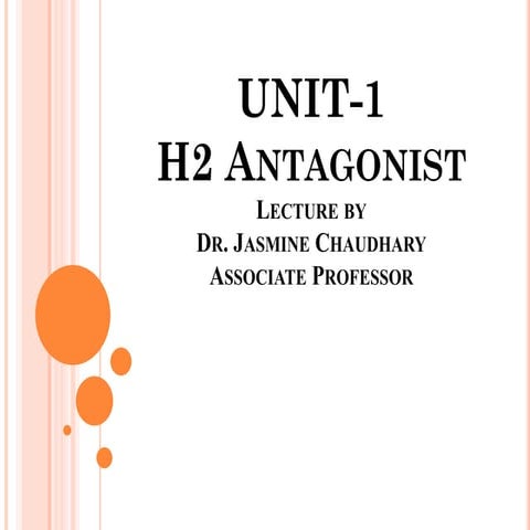 Anti secretory drugs | PPTX