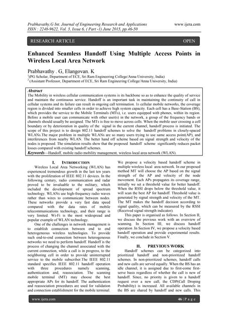 5G Handover.pptx | Cloud Computing | Internet