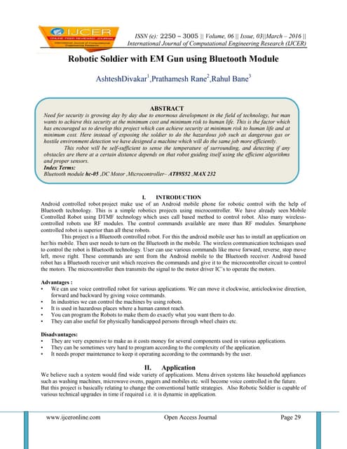 Robot arm ppt | PPTX