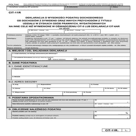 Form cit-11 rw3 | PDF