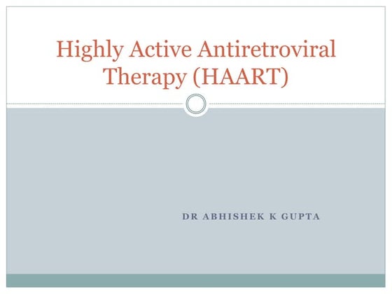 Anti retroviral drugs | PPT