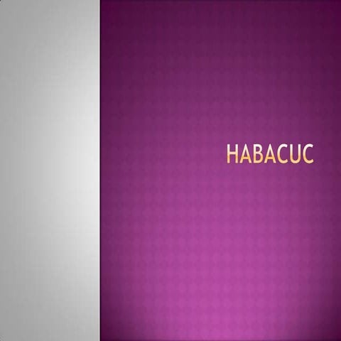 Habacuc | PPTX