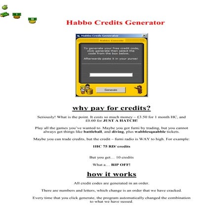 Habbo Hotel: 10 Years Old | PPTX