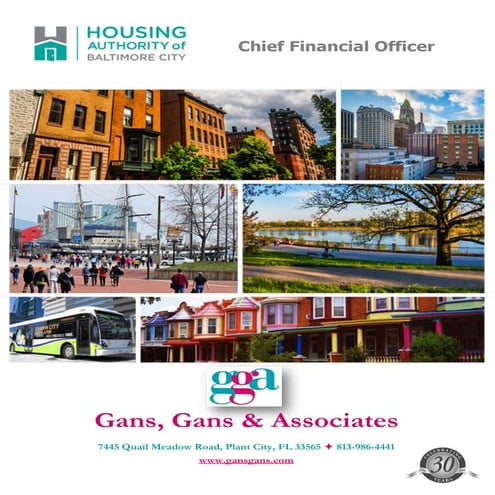 Housing Authority of Baltimore City (HABC) Chief Financial Officer | PDF