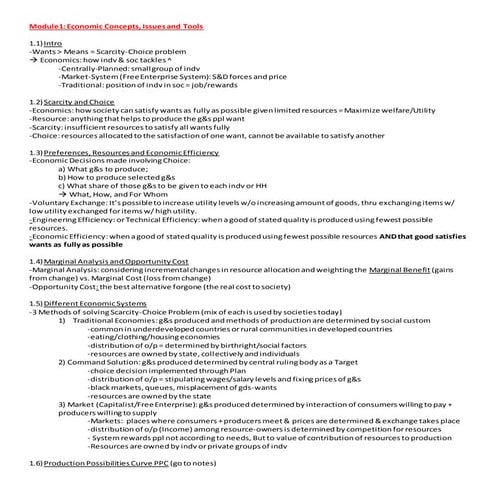 MBA economic notes | DOCX