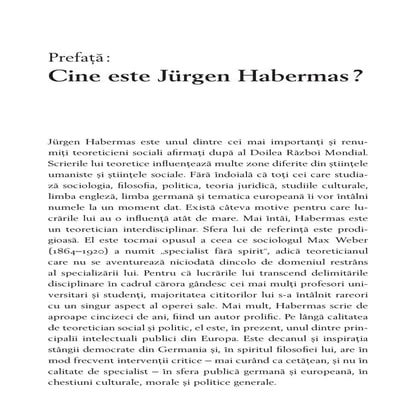Habermas o scurta introducere pdf | PDF
