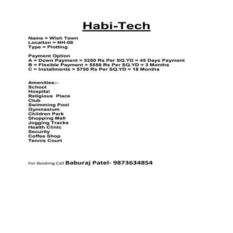 Habitech 1 | DOCX
