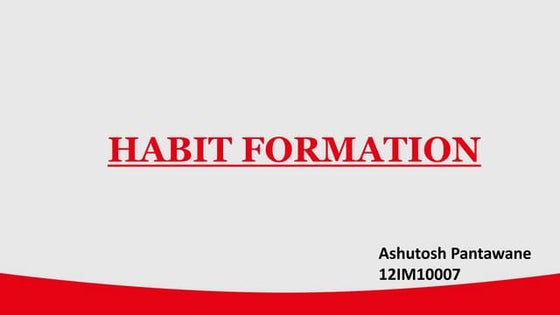 Habits | PPT