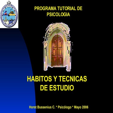 Habitos y Técnicas de Estudio | PPT