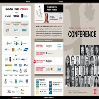 2015 Hotel Association of Canada's National Conference _ Conference ...