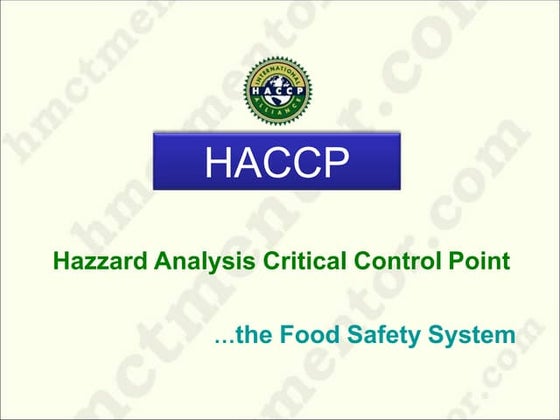 Haccp | PPT