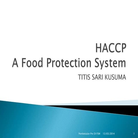 HACCP System | PPT