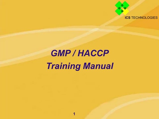 GMP and GHP | PPTX | Recalls | Consumer Issues