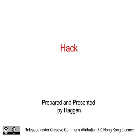 Hack | PPT